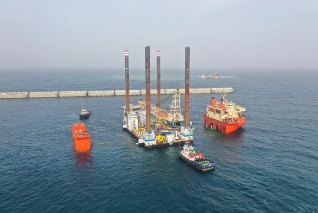 SENEGAL-Terminal offshore du projet GTA : Le caisson central installé ...